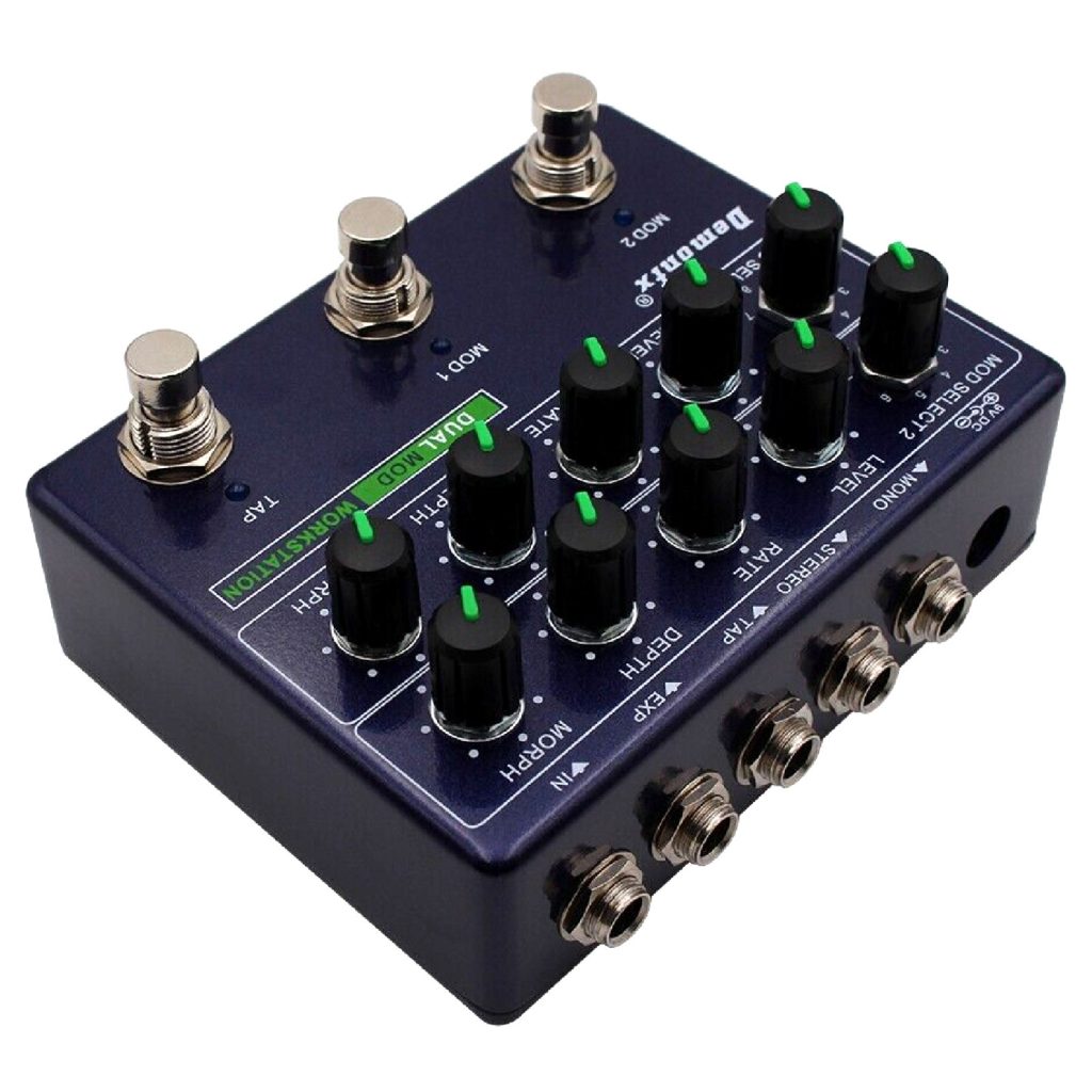 Demonfx DUAL MOD WORKSTATION Guitar Effect Pedal Numerous Options ...